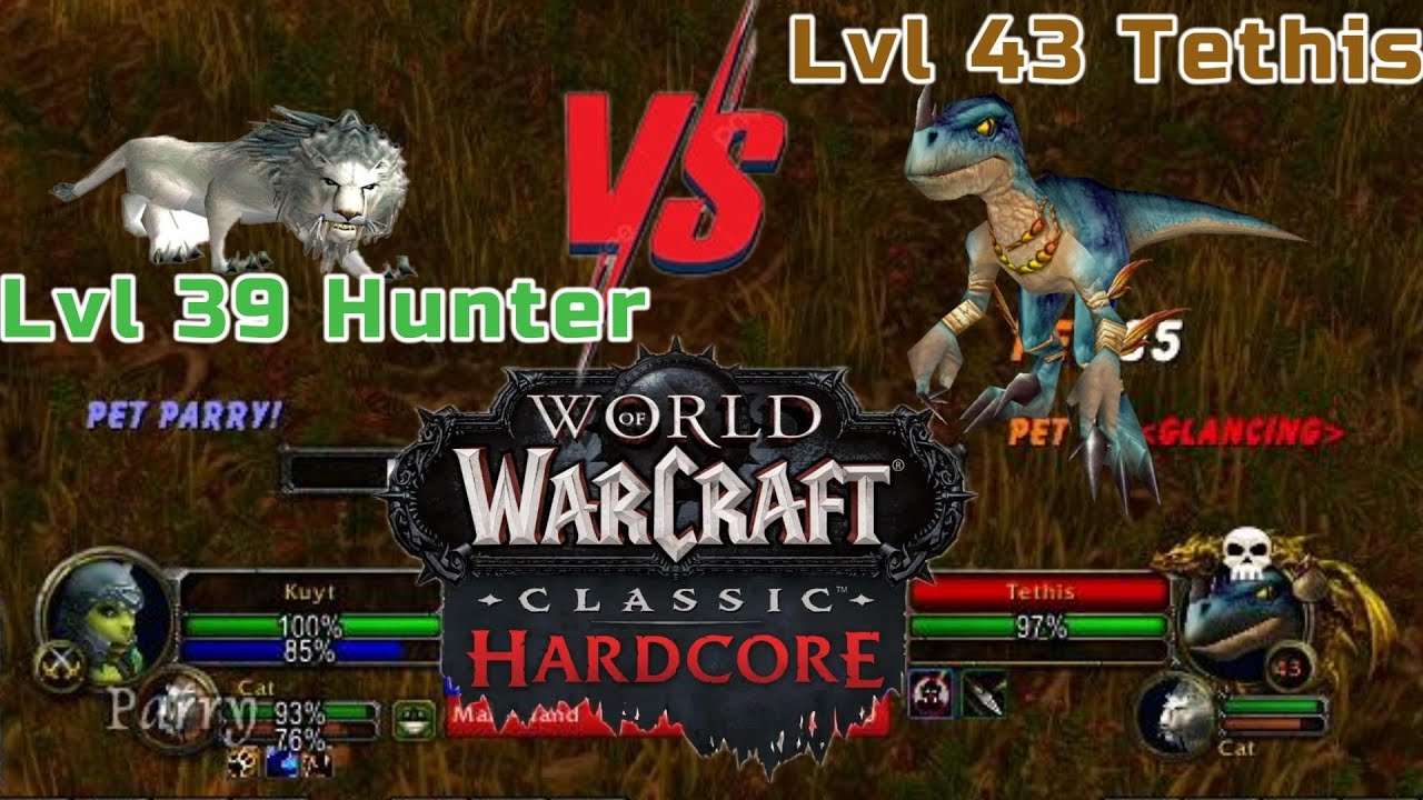 LVL 39 VS LVL 43 ELITE! I SOLO TETHIS! WoW Classic Hardcore Adventures ...