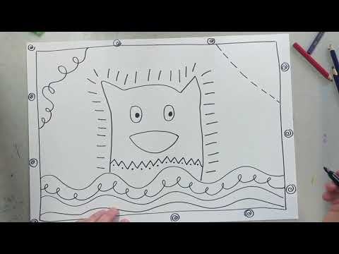 Lines that Wiggle - Art Lesson - YouTube