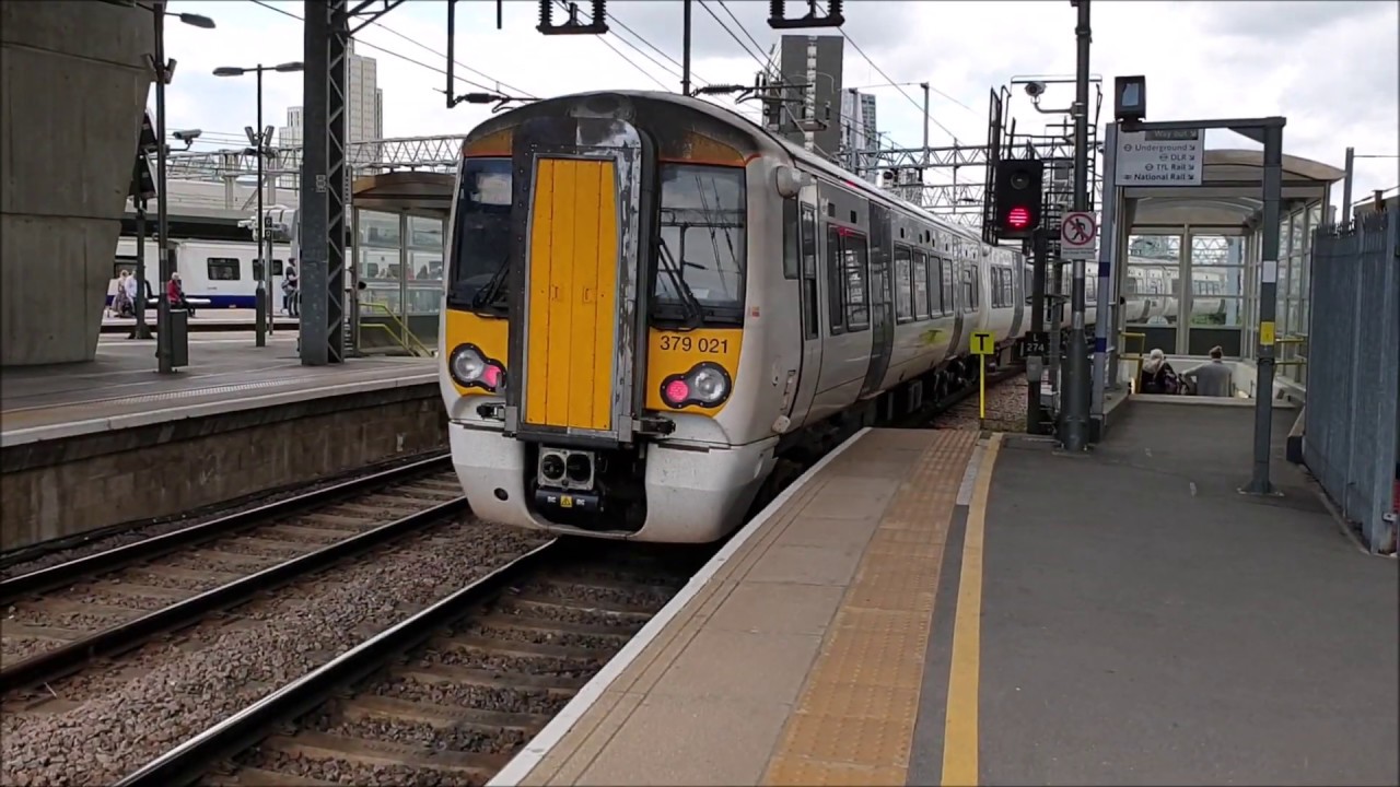 Trains at Stratford Regional ft. Class 379 Diversions - YouTube