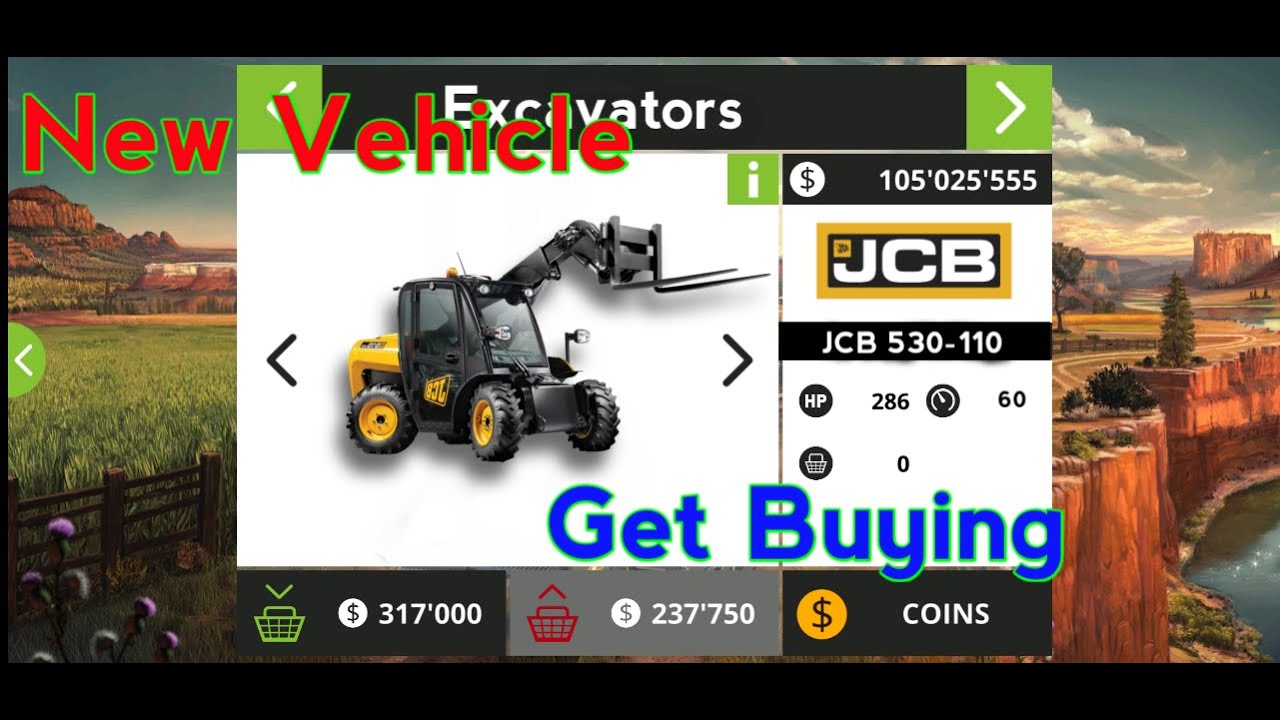 buying a new Vehicle | Jcb fastrac in fs18 | Farming simulator 18 ...
