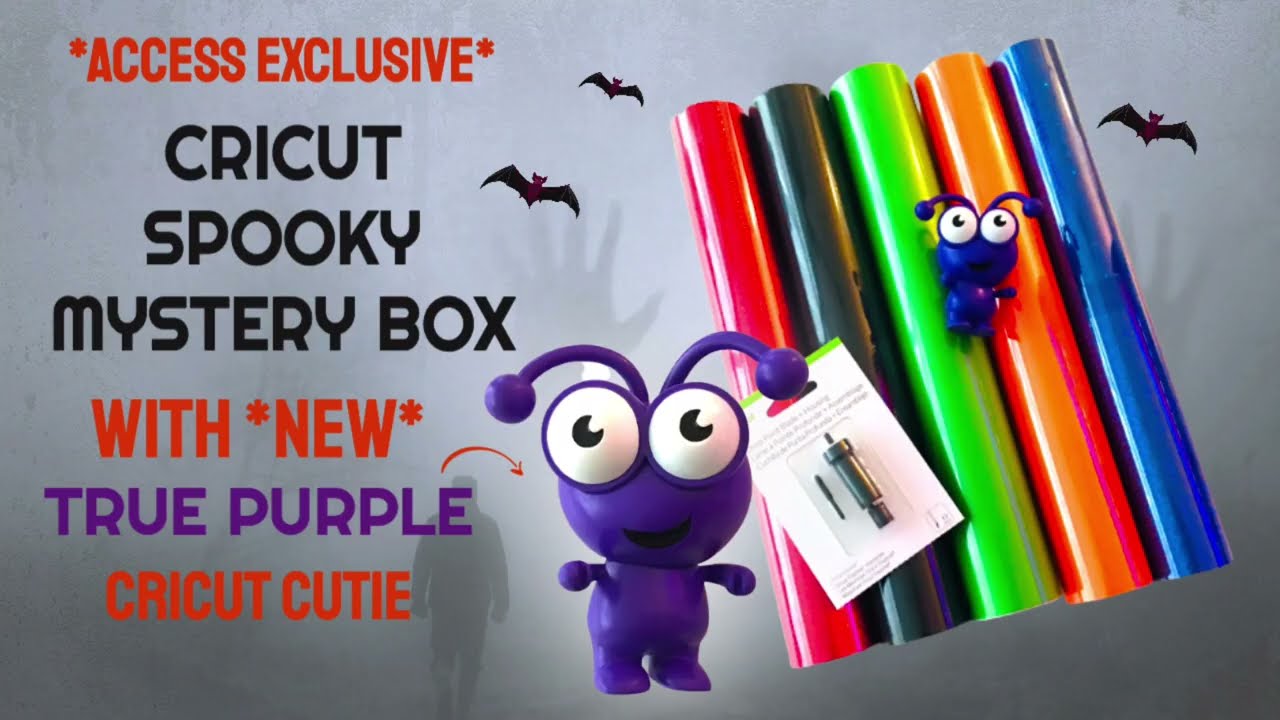 CRICUT SPOOKY MYSTERY BOX with *NEW* CRICUT CUTIE - YouTube