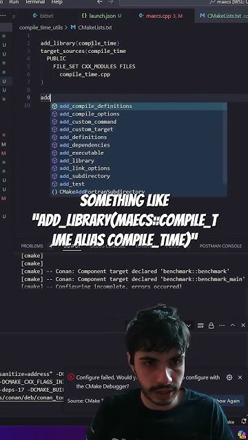 The Best Cmake Trick To Improve Errors Cpp Cmake Programming Lowlevel Youtube