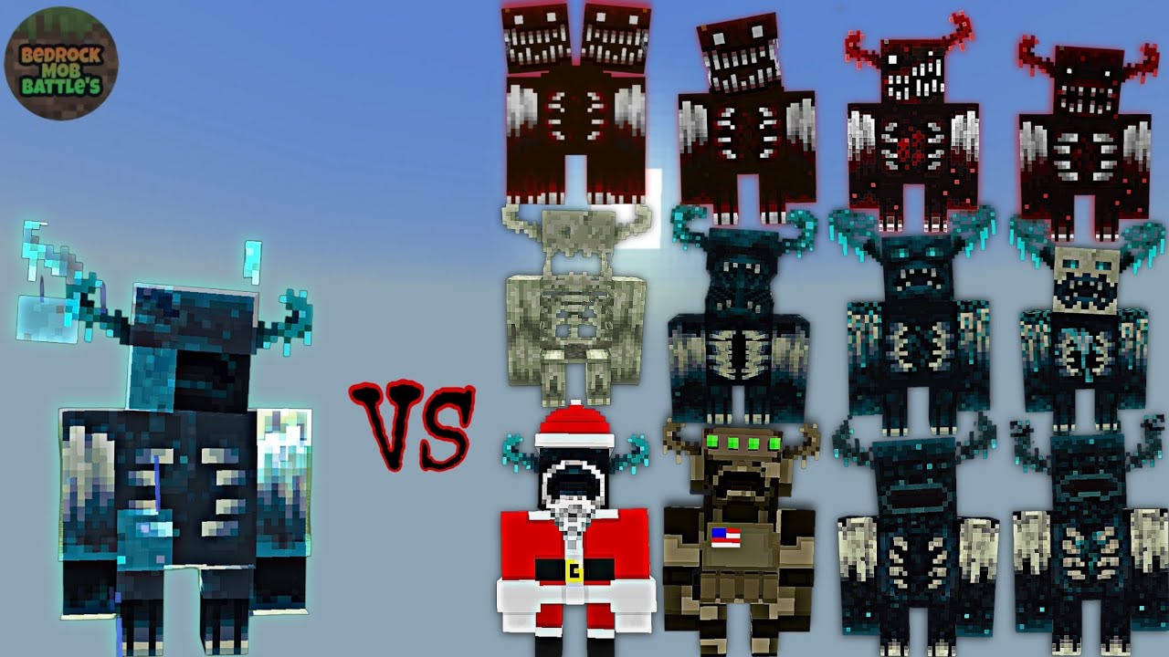 Imo Warden 1.0 vs Warden Plus (Wardens) | Minecraft Bedrock | MobBattle ...