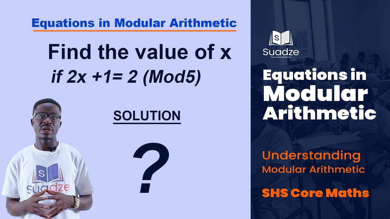 Equation In Modular Arithmetic Mod5 YouTube Equation In Modular Arithmetic Mod5 YouTube