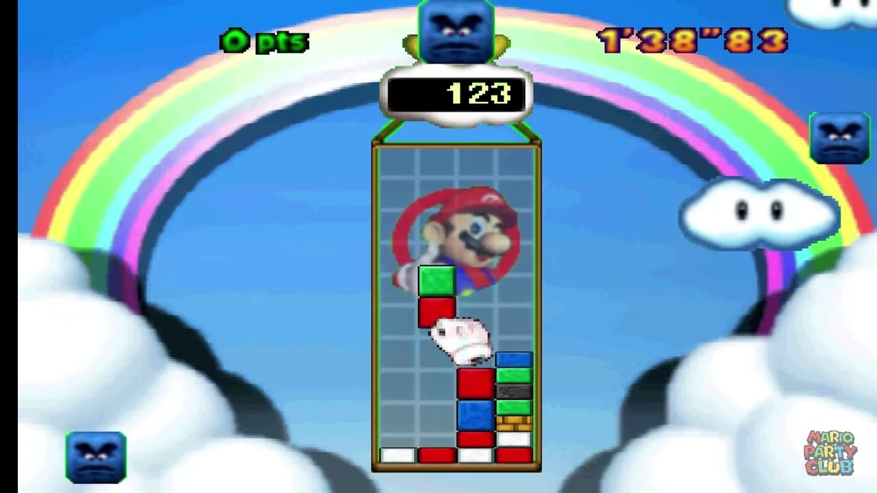 Mario Party 3 - Minigame - Mario's Puzzle Party Pro - YouTube