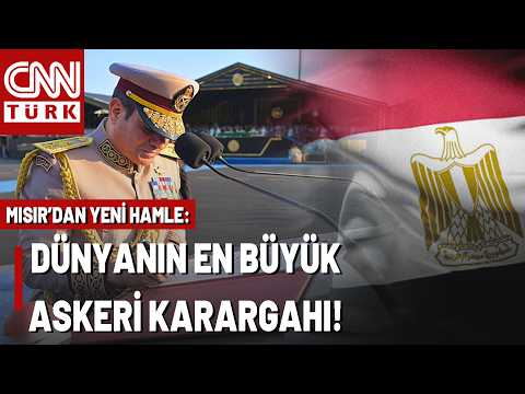 Pentagon'un 8 Katı Büyüklüğünde! İşte Mısır'ın Yeni Sekizgen Askeri Karargahı