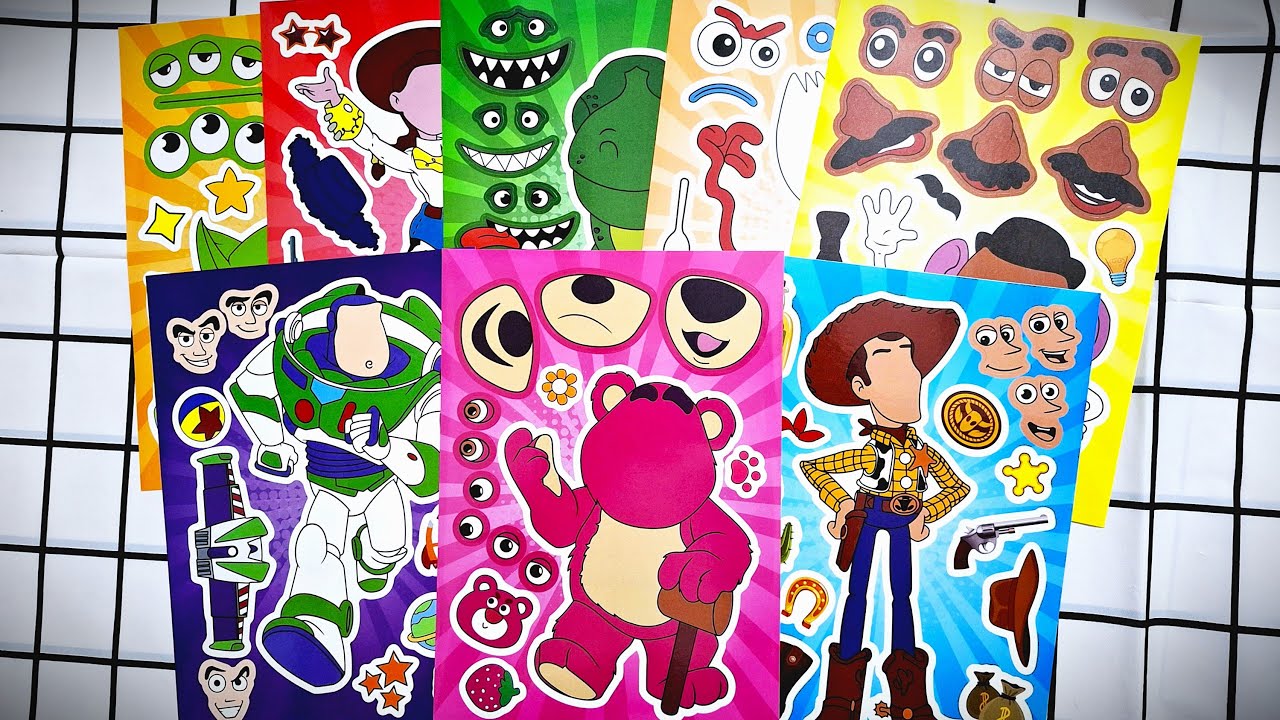Customize Your TOY STORY 3 Sticker Book With Adorable Touches! - YouTube