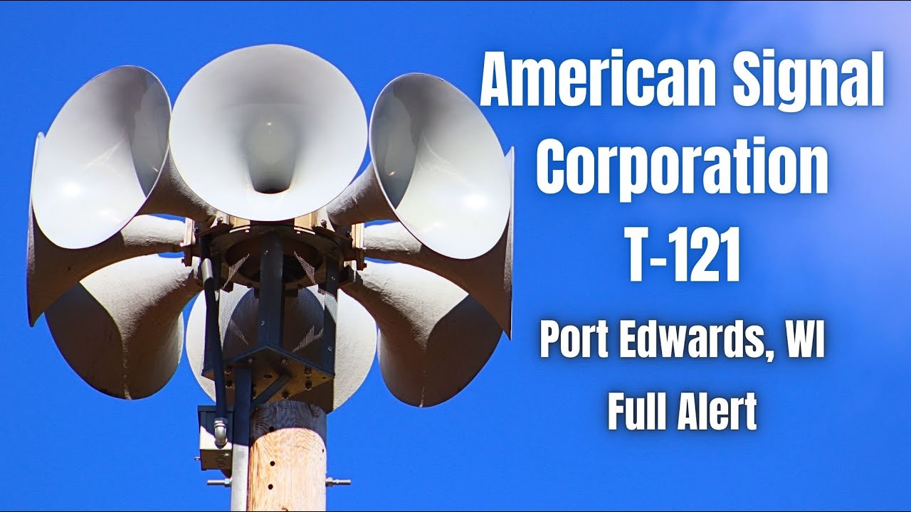 ASC T-121, Full Alert, Port Edwards, WI - YouTube