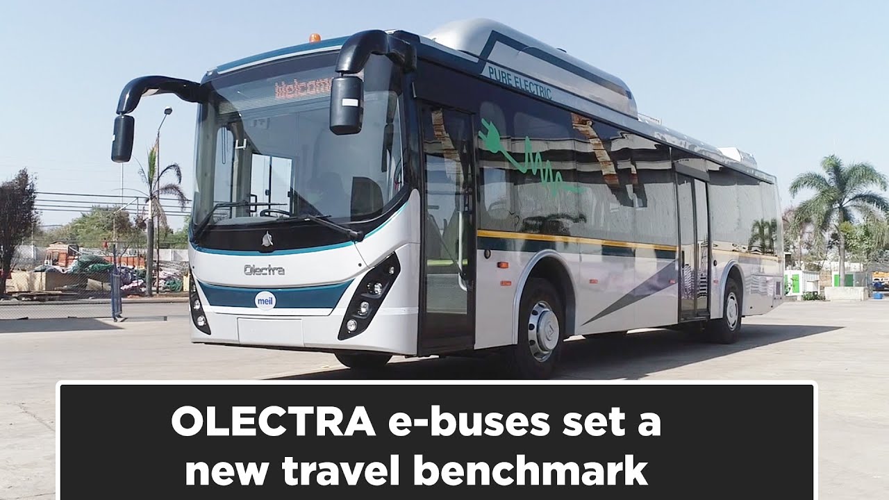 OLECTRA e-buses set a new travel benchmark ||MEIL - YouTube