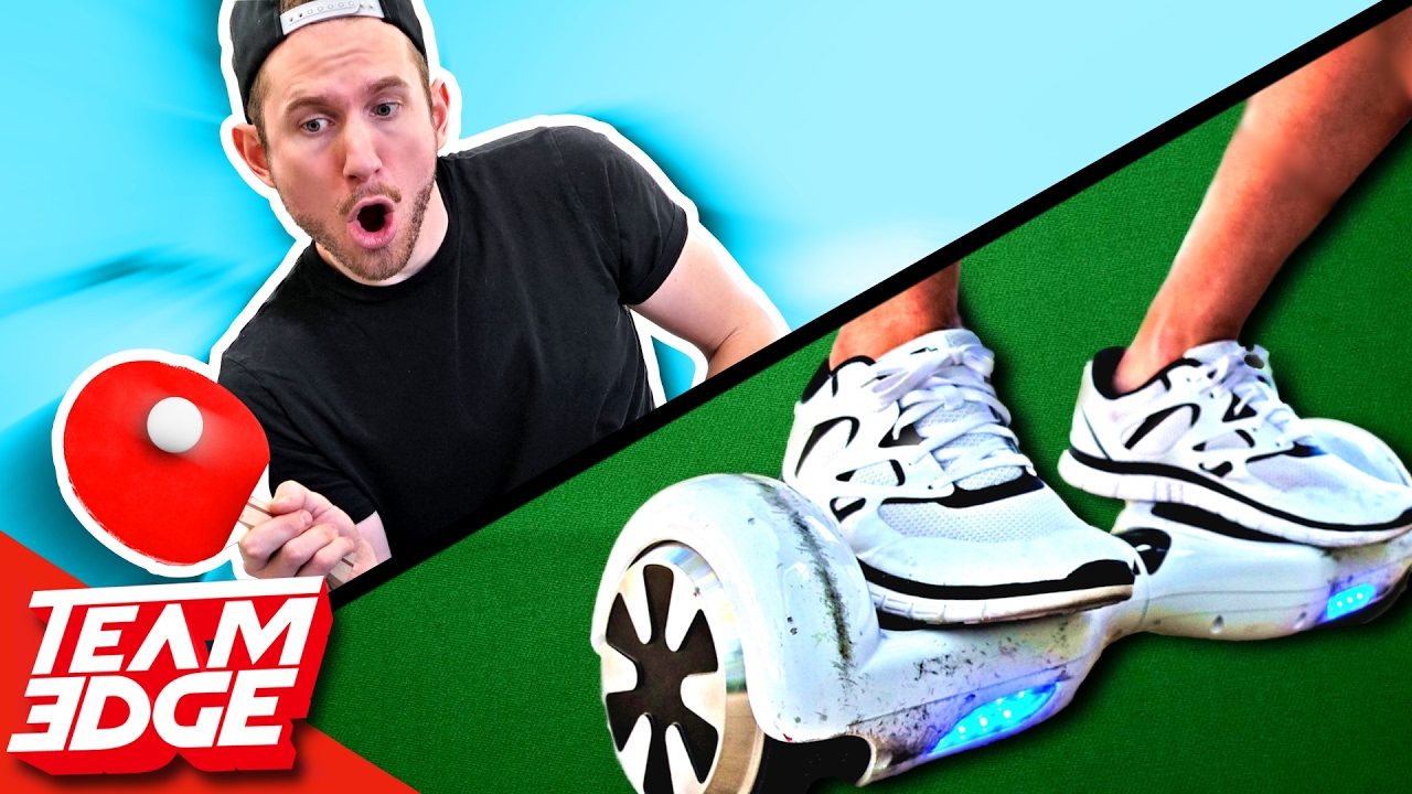 Hoverboard Ping Pong Challenge!! - YouTube