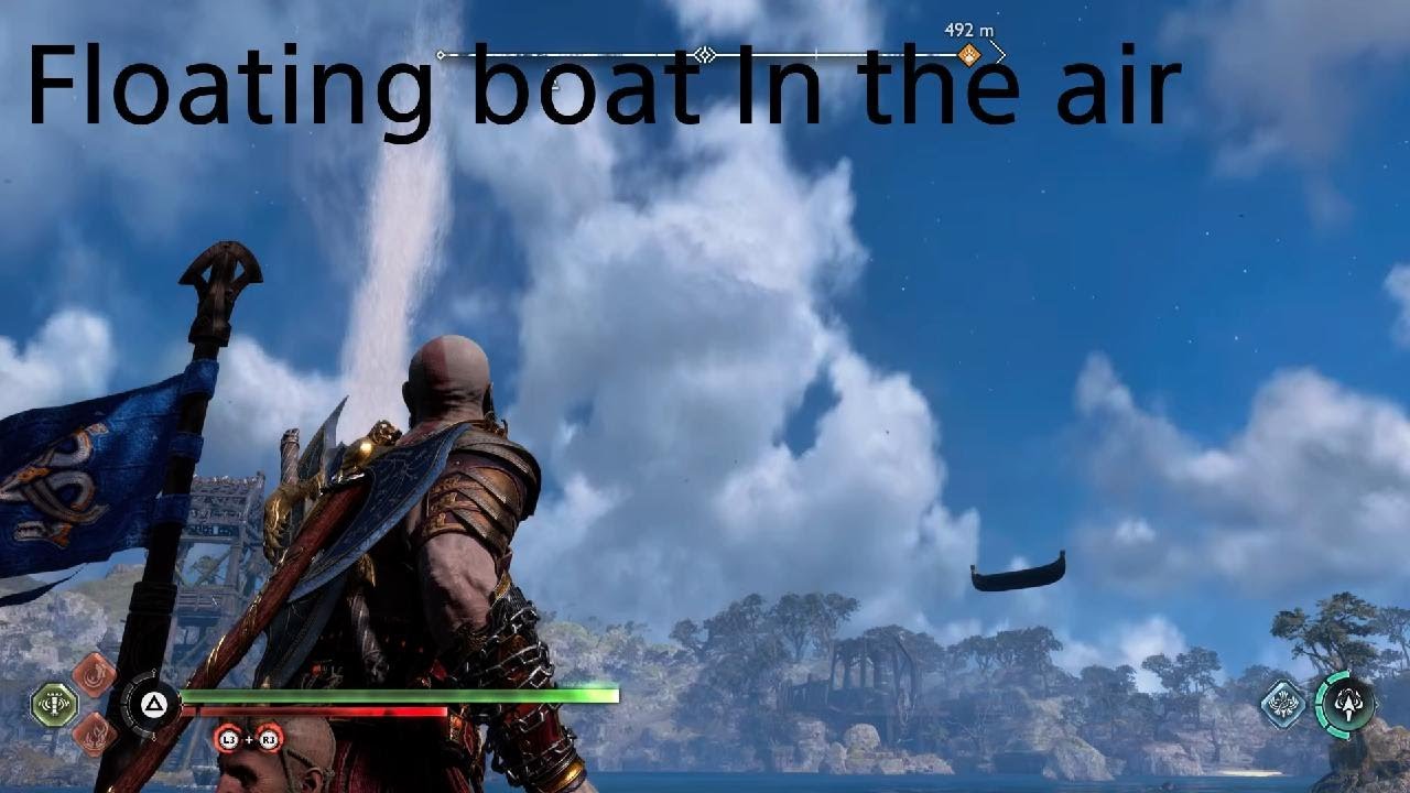 God of War Ragnarök_ Floating boat in the air - YouTube