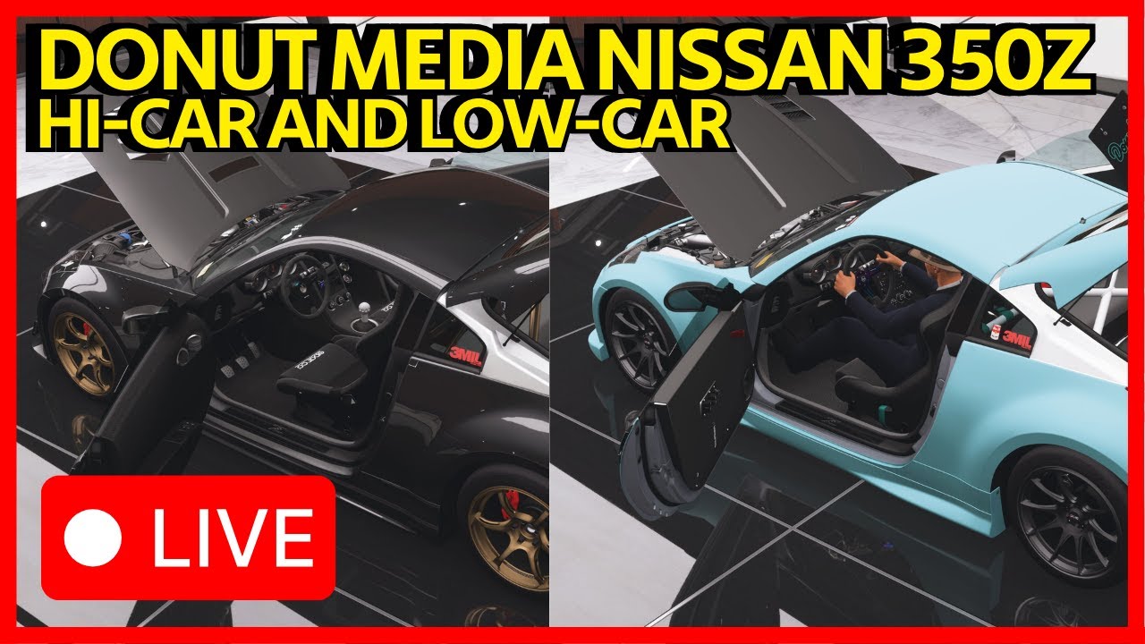 Forza Horizon 5 - HIGH AND LOW - Nissan 350Z Hi And Low Cars - YouTube