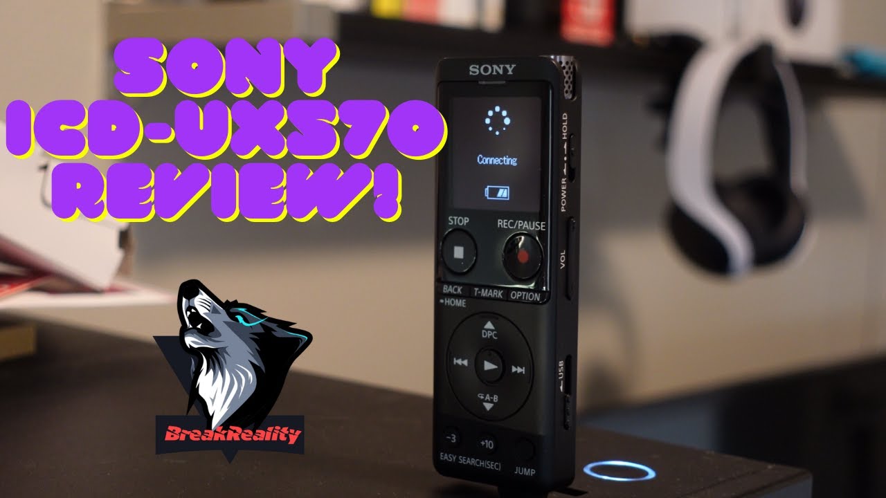Sony ICD-UX570 Digital Voice Recorder Unboxing and Review! - YouTube
