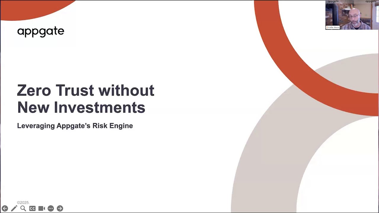 Zero Trust without New Investments Leveraging Appgate’s Risk Engine - YouTube