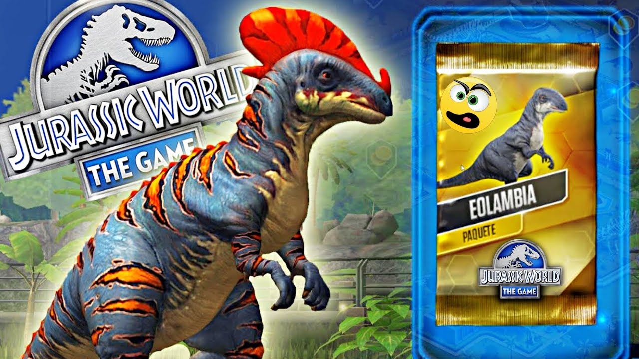 Jurassic World de Celular - VEJA COMO GANHEI O DINOSSAURO EOLAMBIA ...