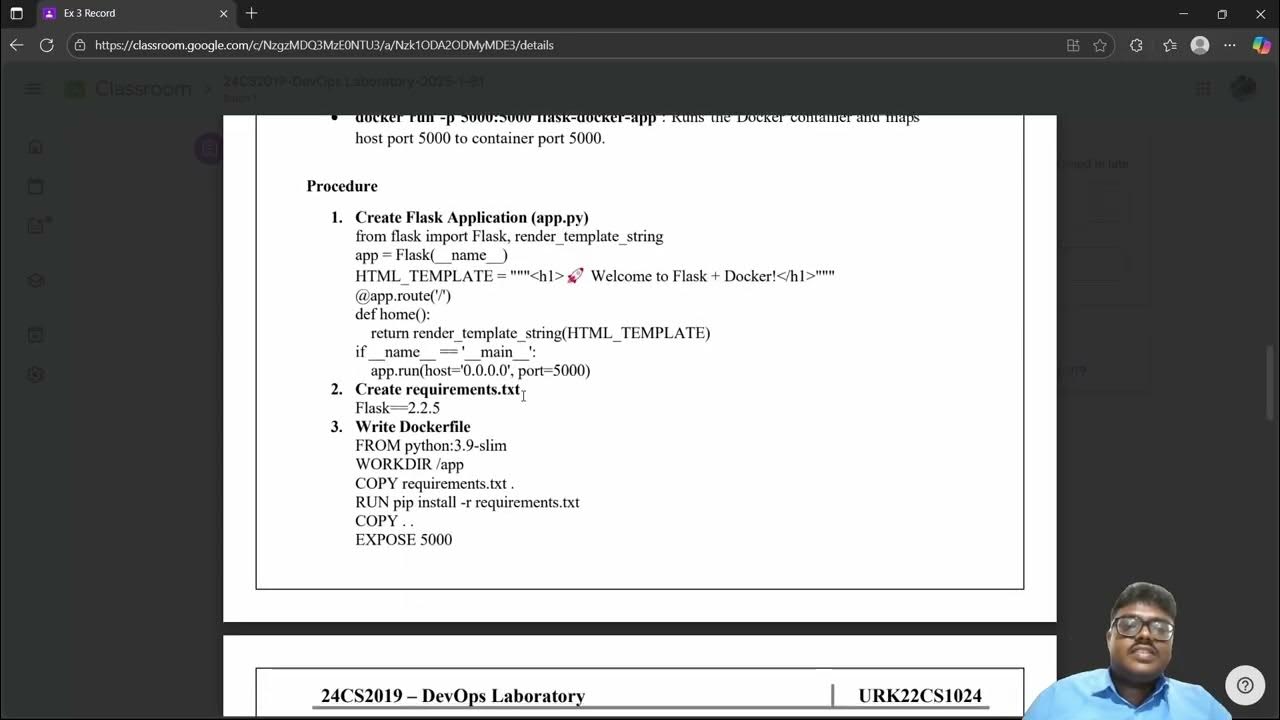 URK22CS1024_24CS2019_Lab3 DevOps Laboratory - YouTube