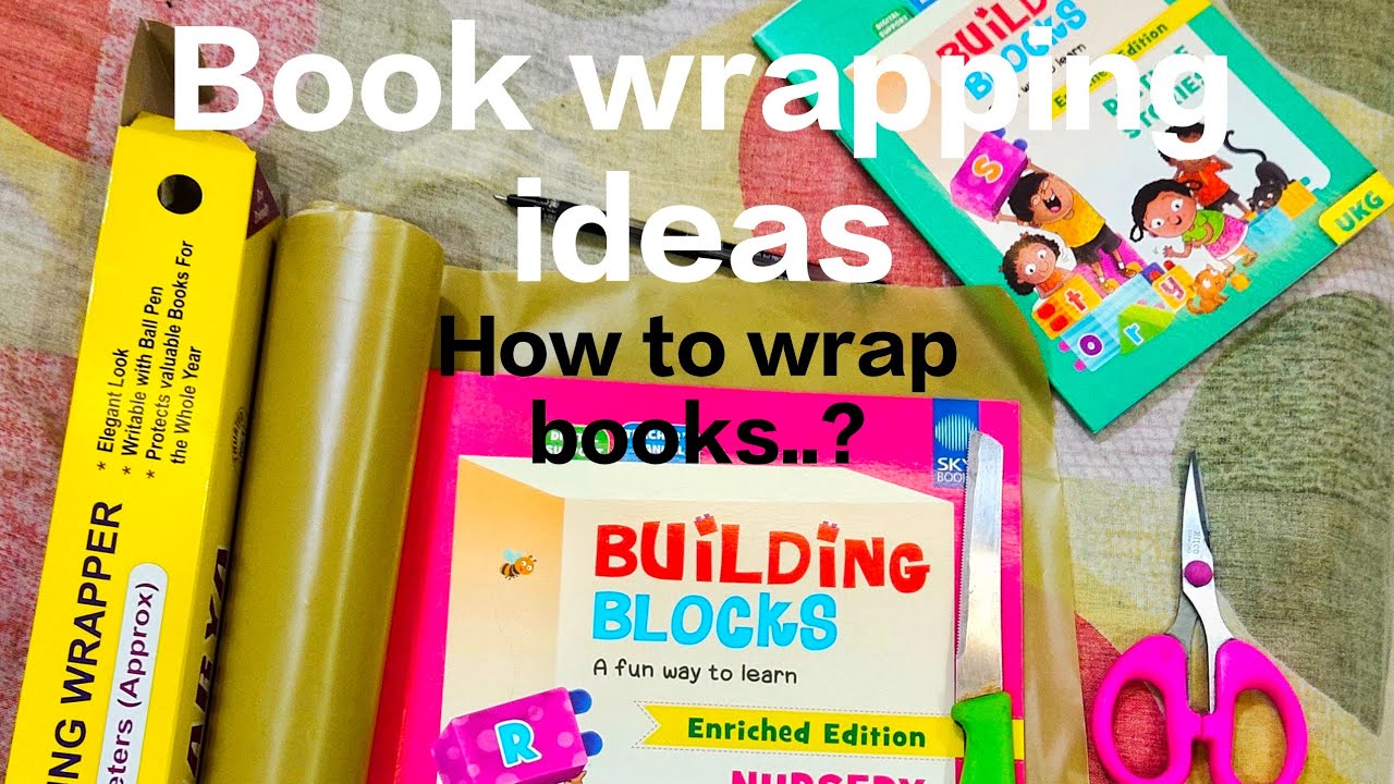 Book wrapping ideas - YouTube