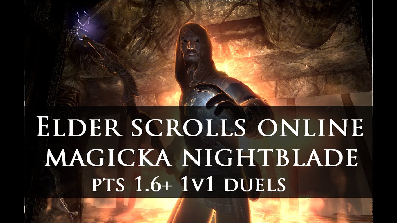【ESO PTS Duels】 - Magicka Nightblade Build - Patch 1.6+ - YouTube