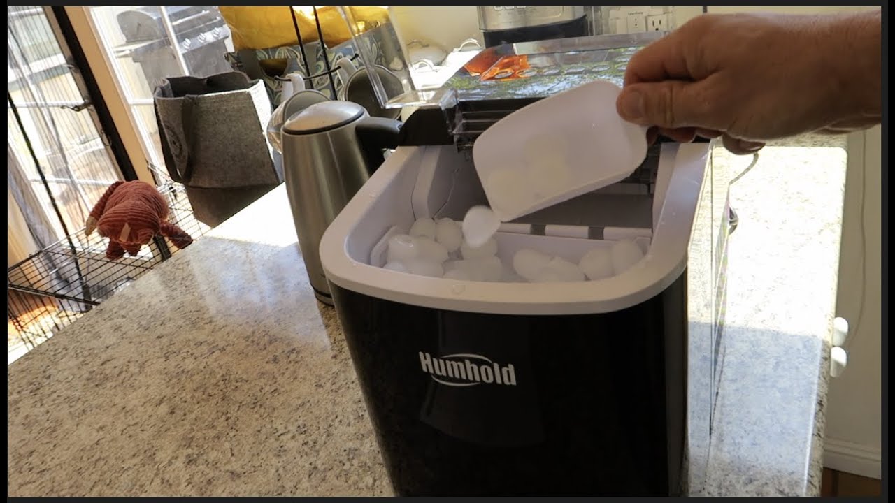 Humhold 33 lbs Countertop Ice Maker Review - Found On Amazon - YouTube