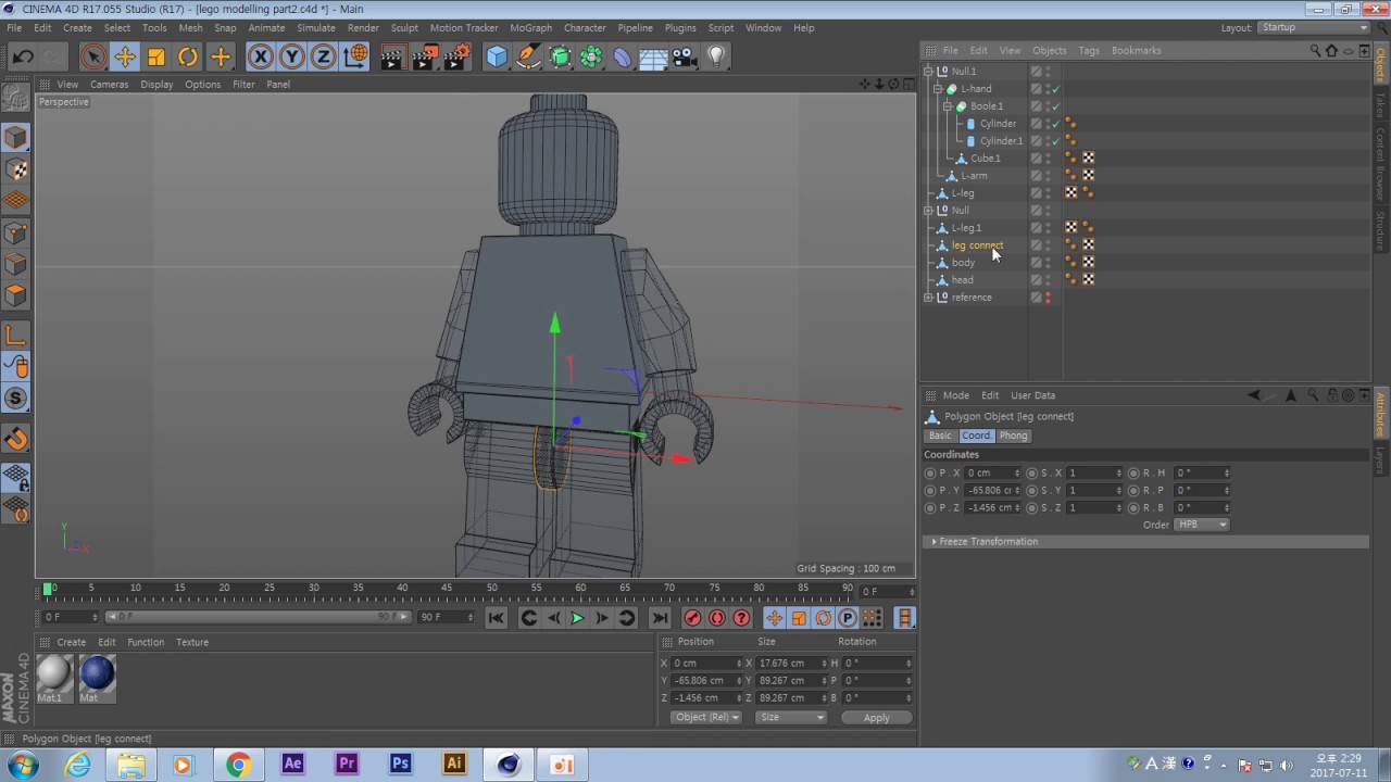 [Cinema 4D] Lego Animation #1 - YouTube