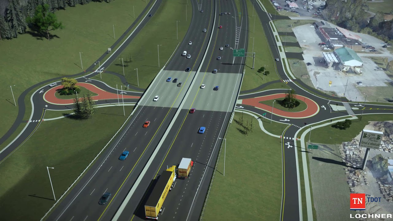 Alcoa Highway Little River Section Fly-Through Animation - YouTube