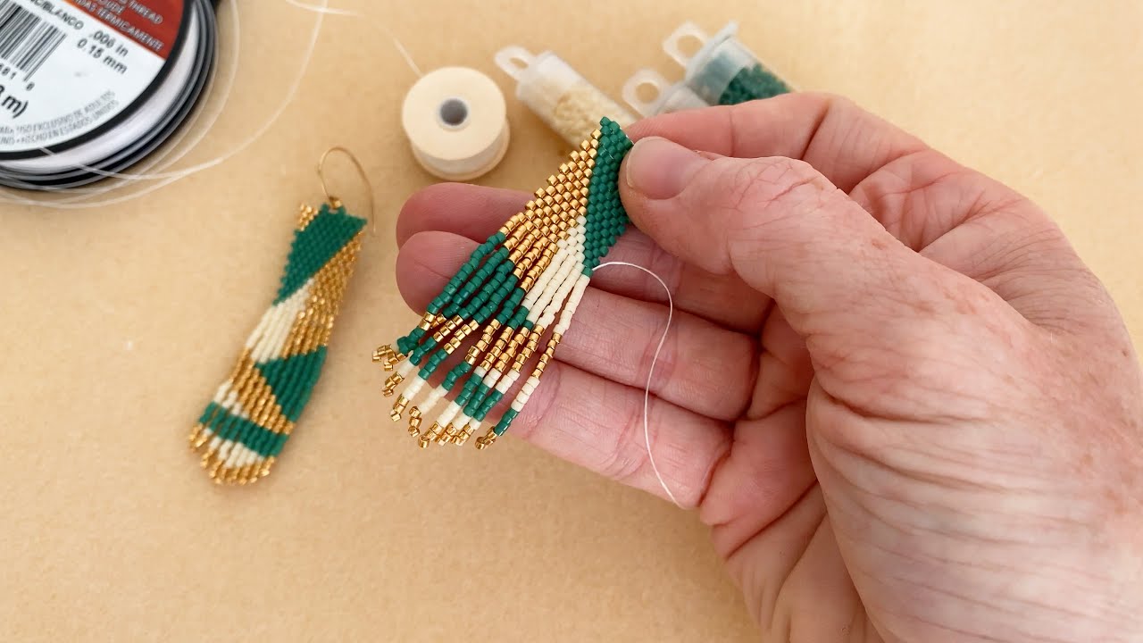 Quick Tip: How to Make Beaded Fringe that Drapes Softly - YouTube