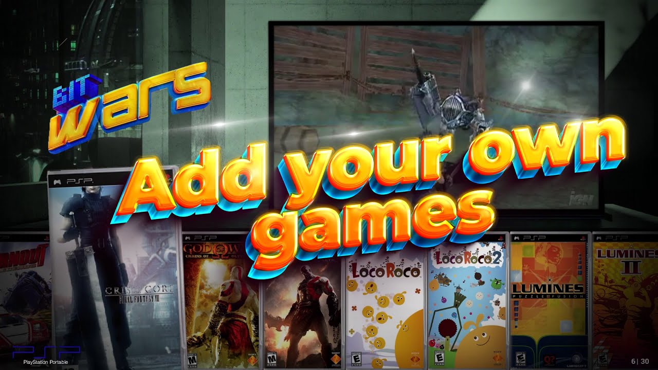 How to Add Your Own Games and Art Covers in coinOPS Bit Wars - YouTube
