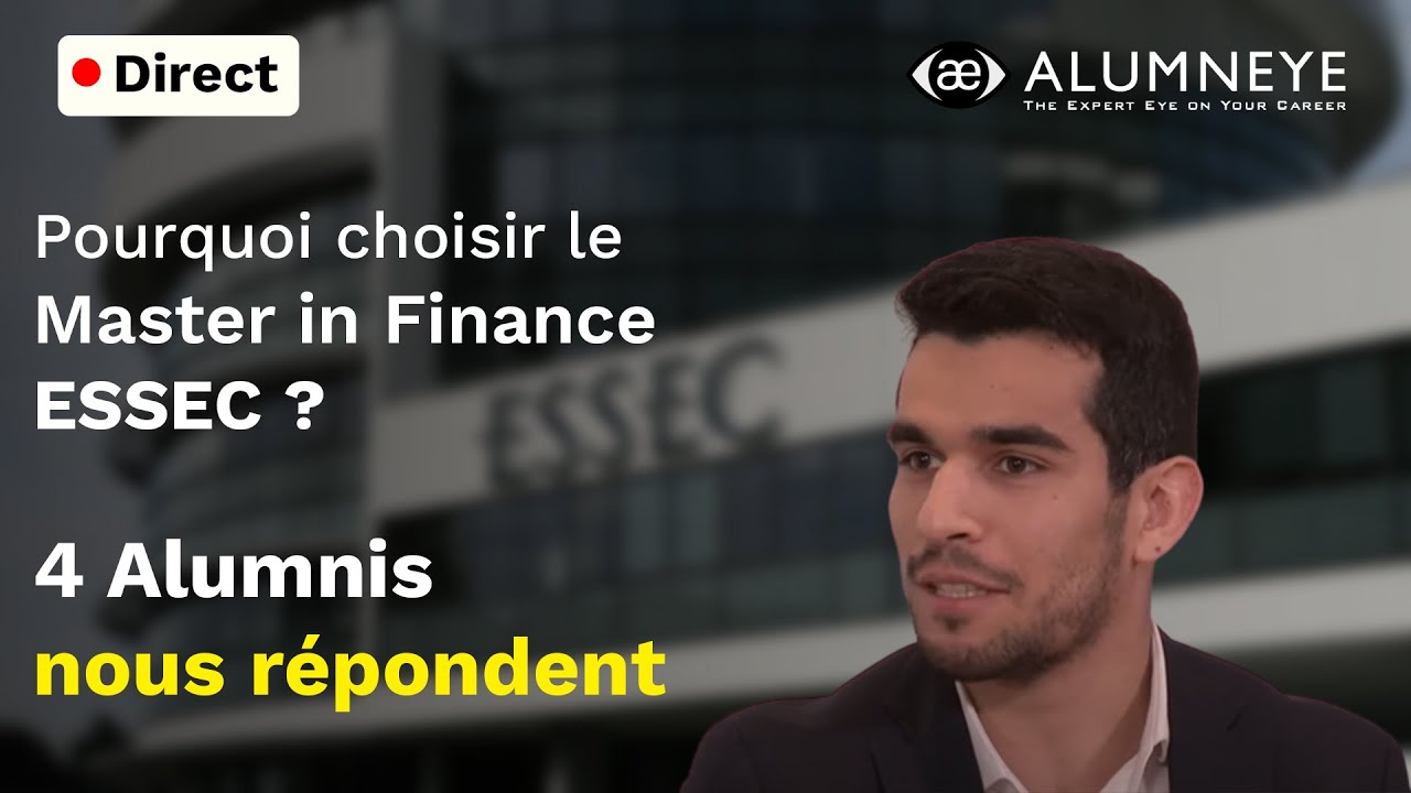 Live ESSEC Master in Finance x AlumnEye - YouTube