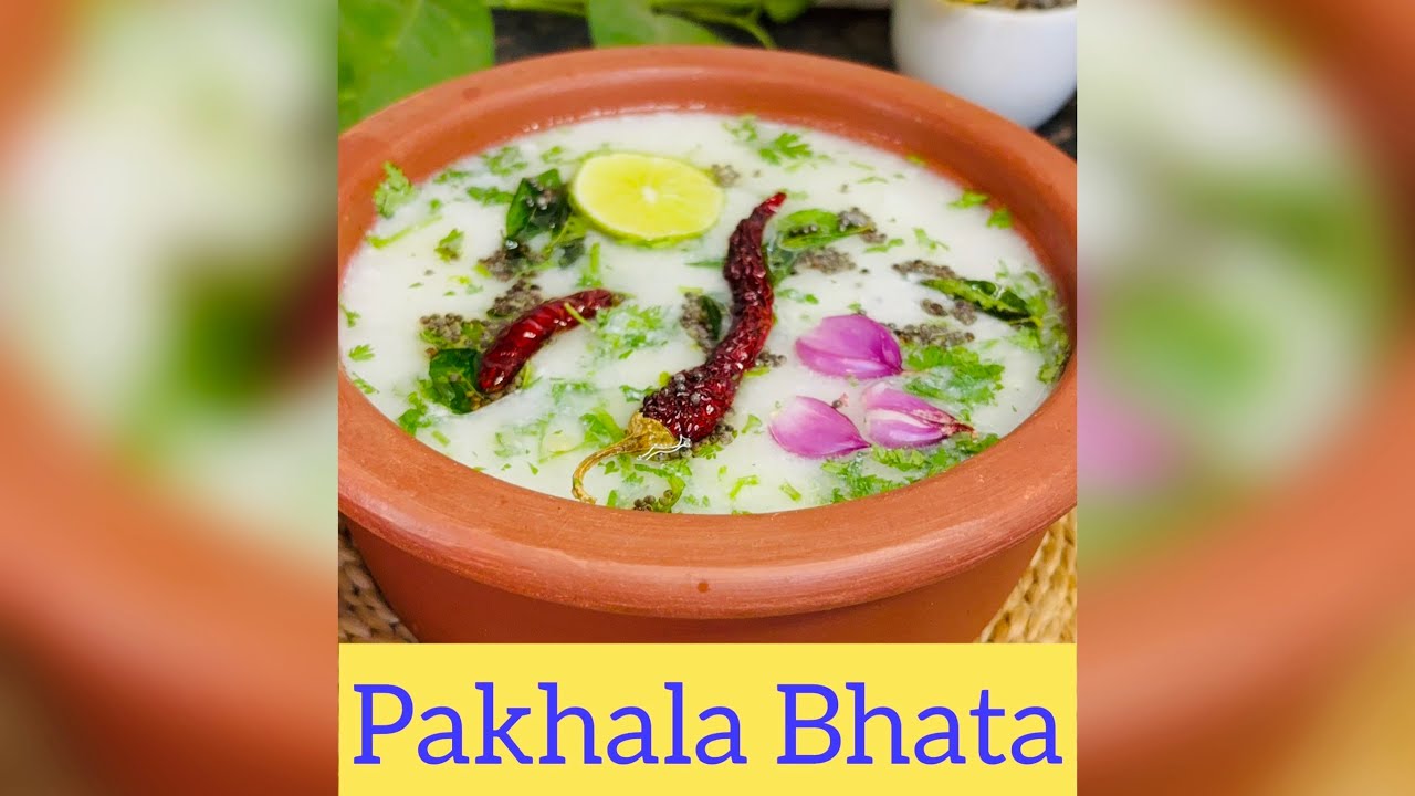 Odisha famous food Pakhala Bhata | Fermented Rice 🍚 | Comfort Food ...