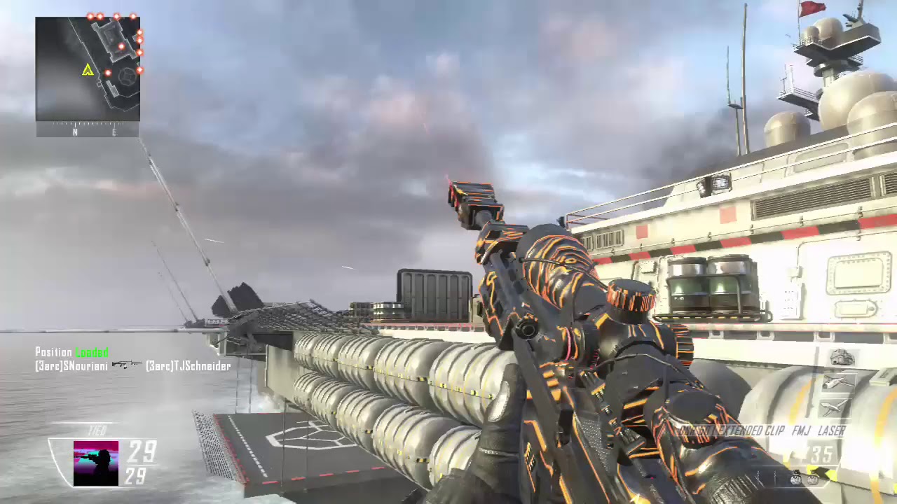 I hit the boat bang... Trickshot on bo2 - YouTube
