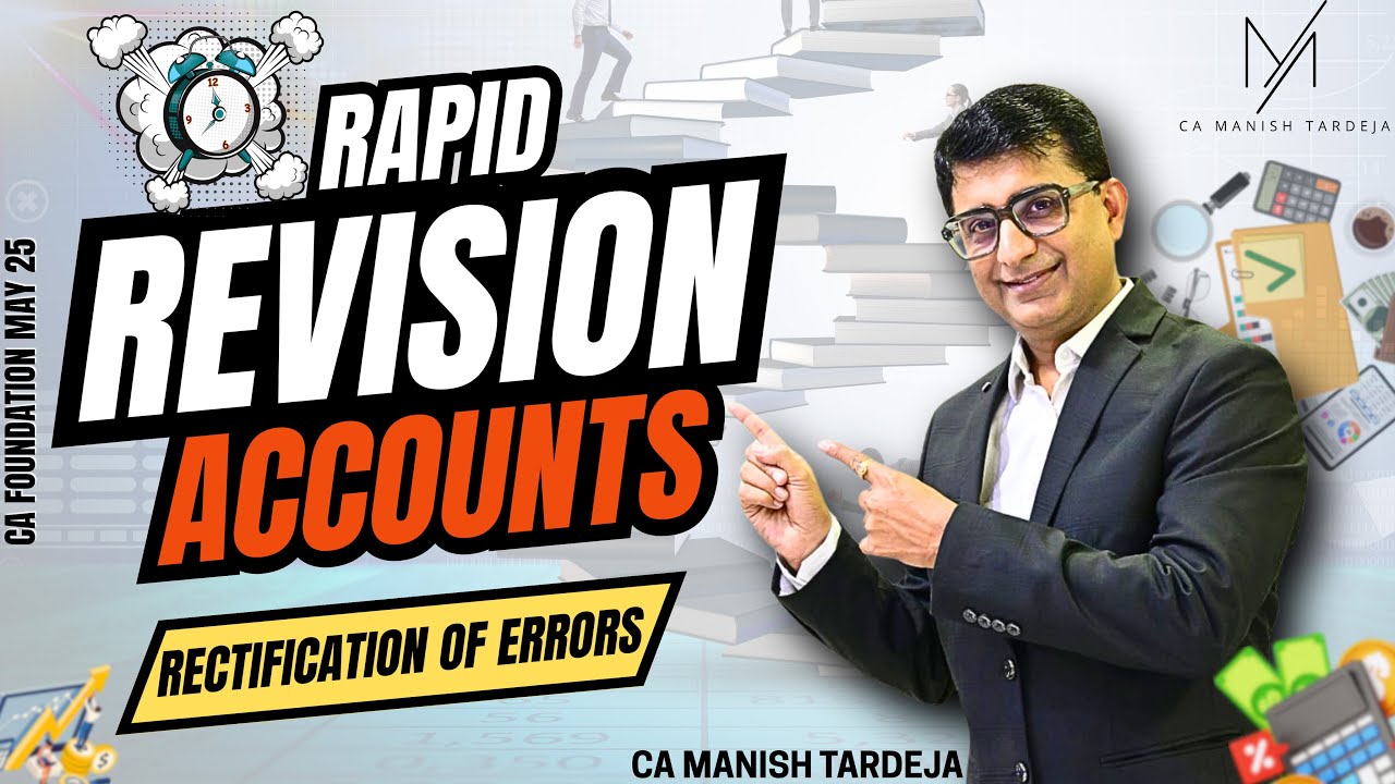 Rapid Revision - Rectification of Errors - FDN Accounts - YouTube