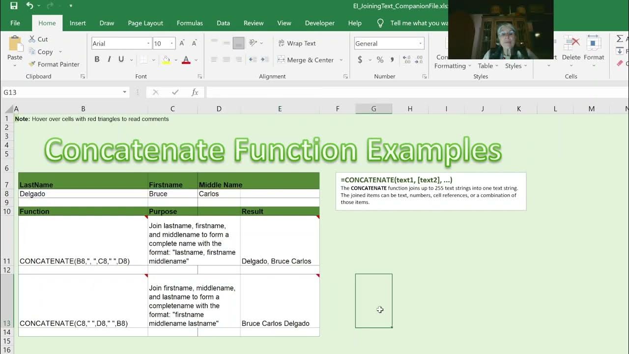 Excel Intuition - Joining Text - YouTube