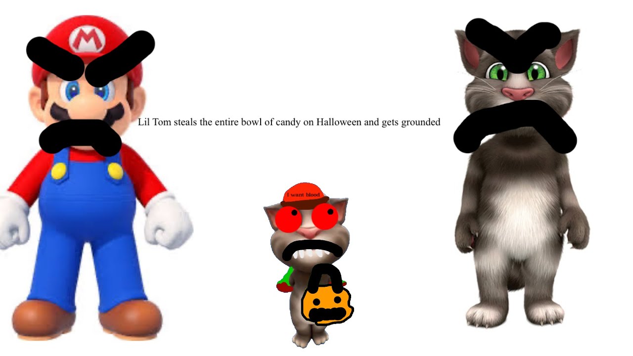 Lil Tom steals the entire bowl of candy on Halloween and gets grounded ...