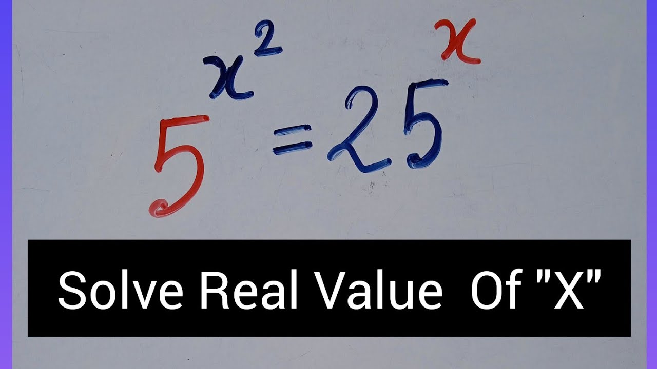 A Beautiful Exponential Equation//Basic Exponent Problem Solution # ...