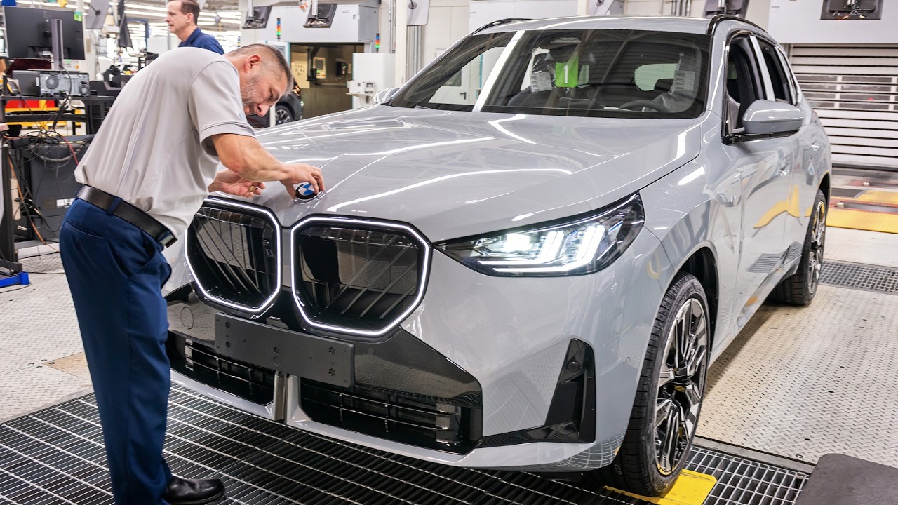 All-New BMW X3 G45 Assembly Line in the U.S.A - YouTube