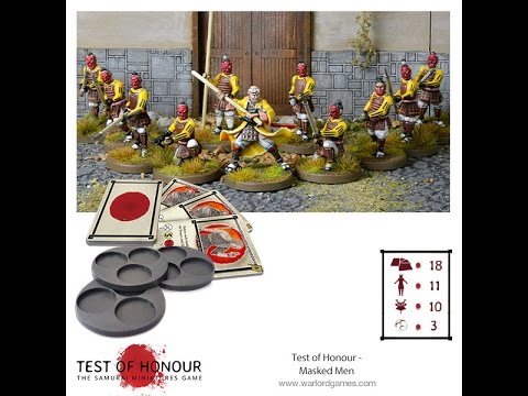 Unboxing - Test Of Honour: Masked Men Expansion by Warlord Games - YouTube