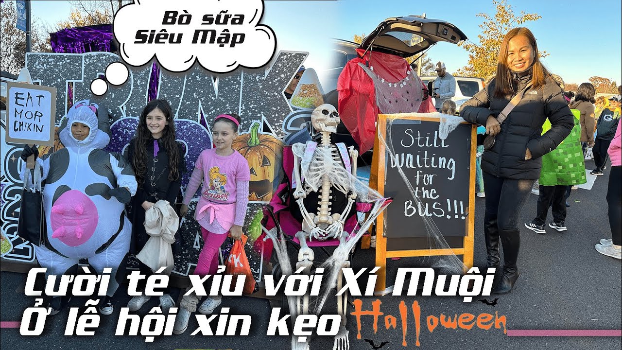 CƯỜI TÉ XỈU, Xí Muội Hóa Trang Thành BÒ SỮA SIÊU MẬP Tham Gia LỄ HỘI ...