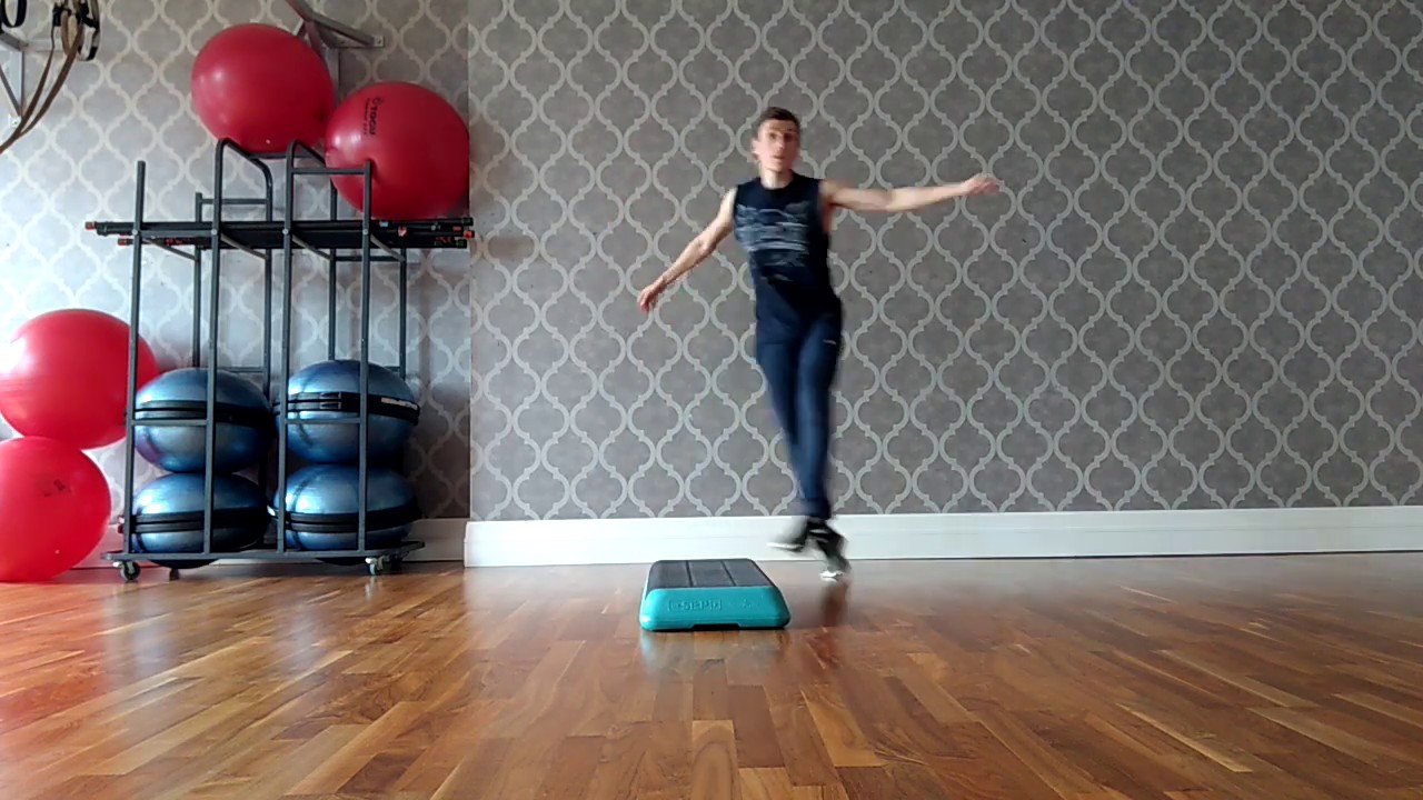 Aerobic step 48 Vertical - YouTube