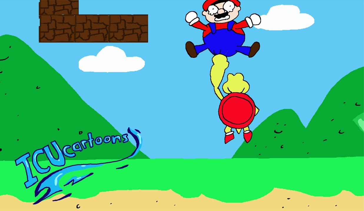 Mario gets punched in the balls!!! - YouTube
