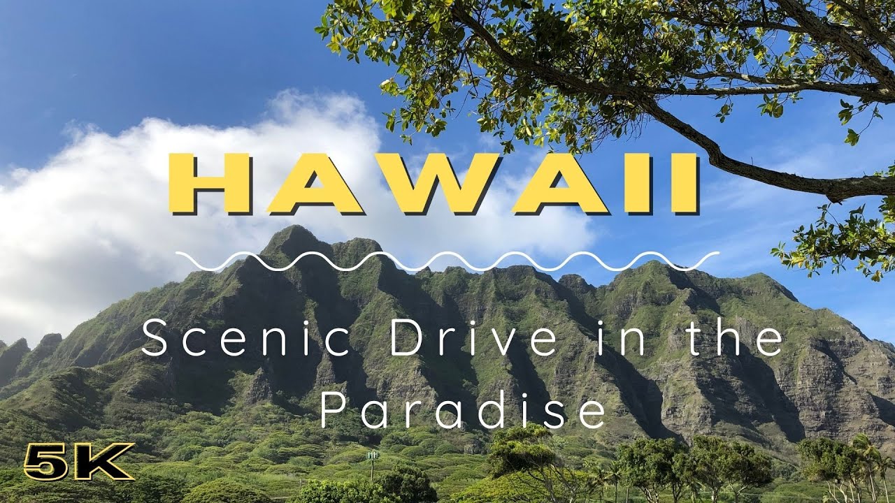 Driving Hawaii - 5K The Best Scenic Drive - Oahu -- Relax Video - YouTube