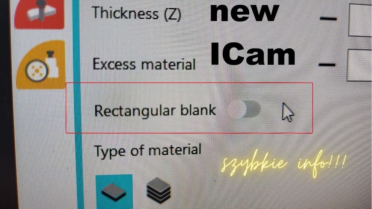 Rectangular blank - new ICam INTERMAC - YouTube