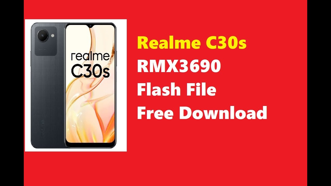 Realme C30s #RMX3690_Firmware Free Download - YouTube