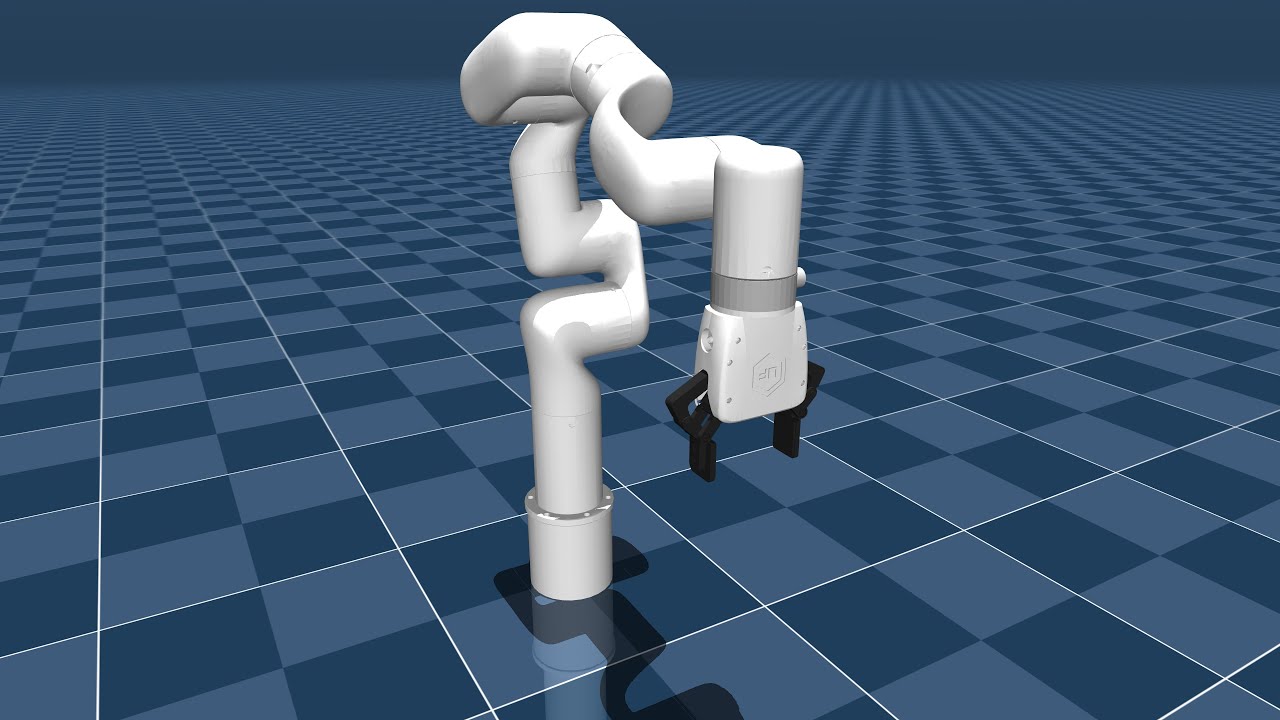 UFACTORY xArm7 — MuJoCo Menagerie - YouTube