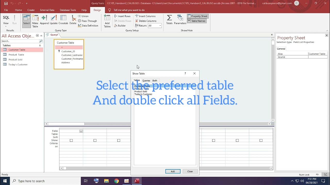 How To Append, Update, Delete in Query | MS Access - YouTube