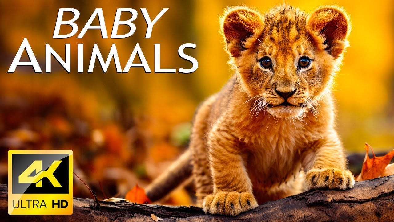 Baby Cute Animals ~Relaxing Music That Heals Stress, Anxiety and ...