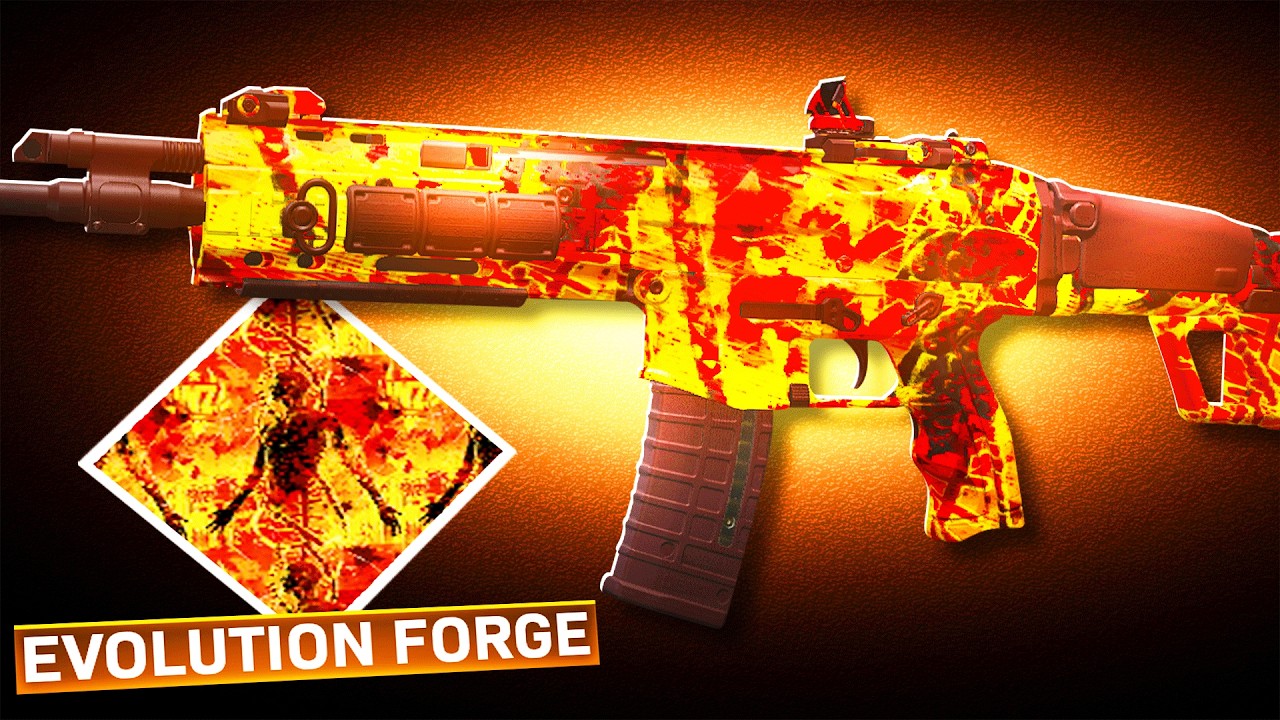 the NEW EVOLUTION FORGE CAMO UNLOCKED on Warzone - YouTube