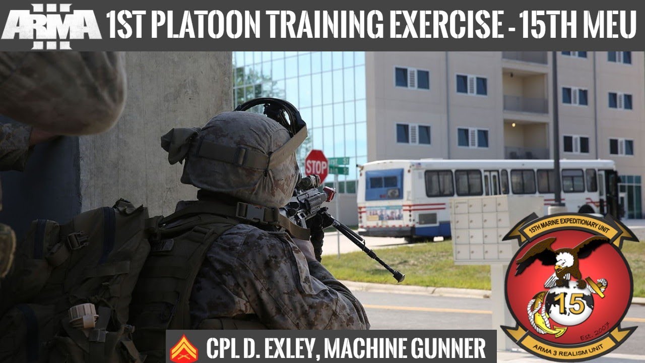 1st Platoon Training Exercise - Weapons Squad - 10APR22 - 15th MEU ...