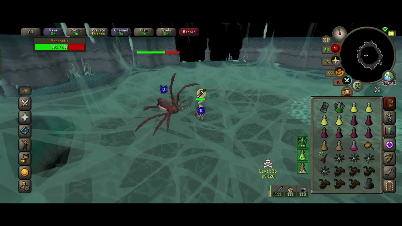 OSRS MOVIL: GUIA DE VENENATIS SOLO - YouTube