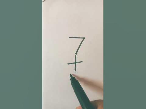 Number 7+2= 🐁#youtube #viral #shortvideo #easy drawing #mouse # ...