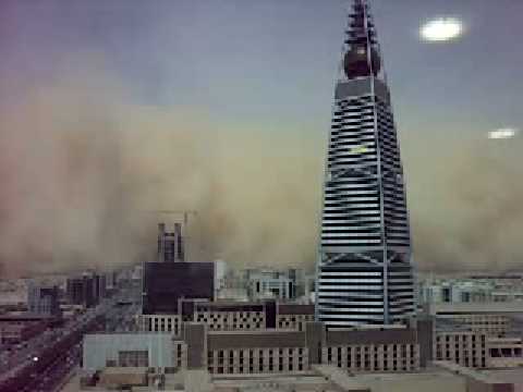 Riyadh Dust Storm 10MAR2009 عاصفة الرياض - YouTube